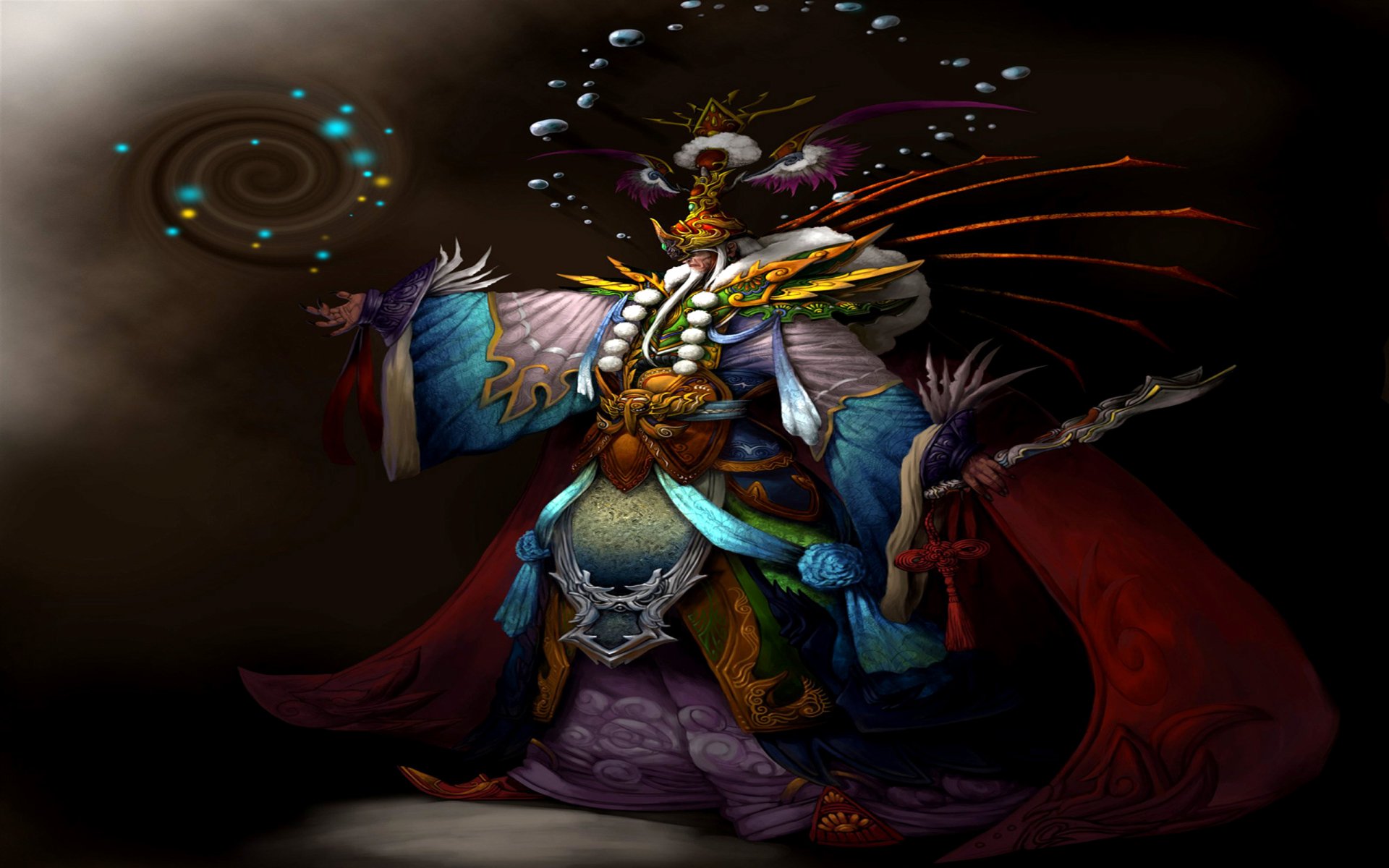 Arcane Sovereign: The Enigmatic Fantasy Wizard