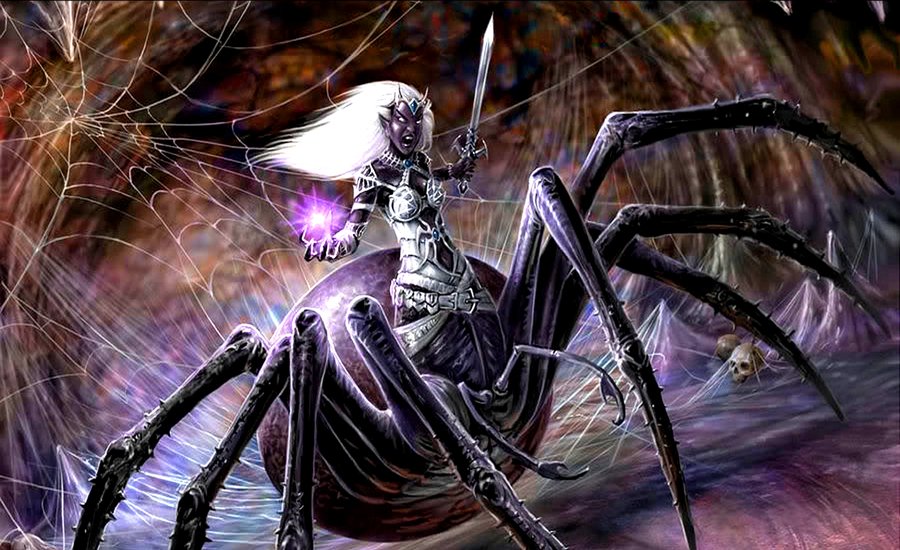 Enchanted Spider Queen: A Fantasy Creature Awaits