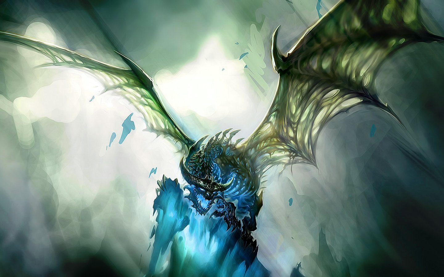 Majestic Fantasy Dragon in Flight