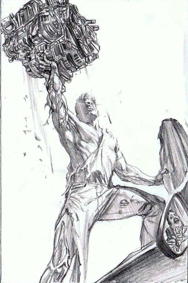 Comics Bionic Man Art