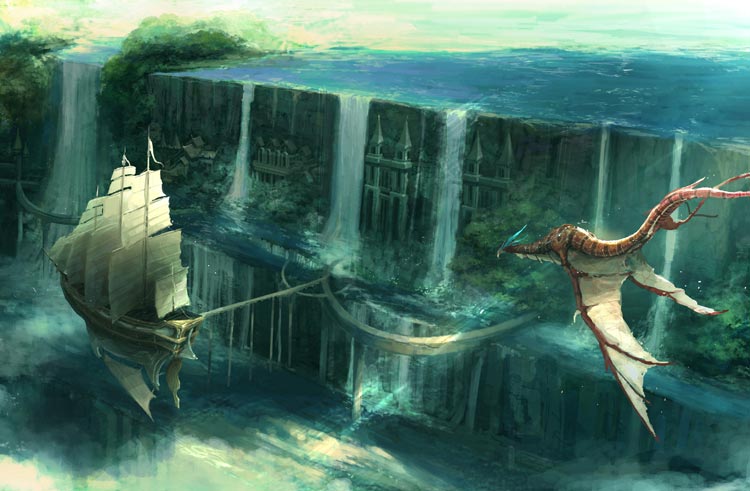 Forgotten Paradise Night Artwork