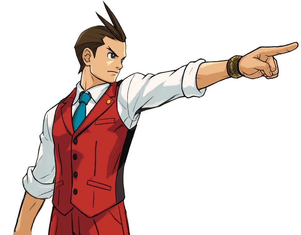 Apollo - Objection ~ Ace Attorney Apollo Justice by Tatsurou Iwamoto