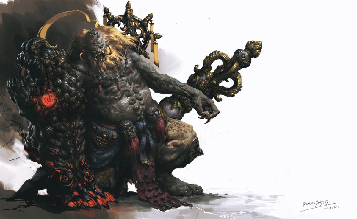 Yellow Haired Monster by Yang Qi