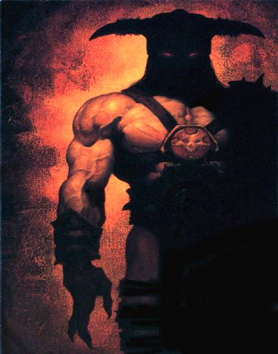 Shadowed Fury: Gerald Brom’s Dark Fantasy Warrior