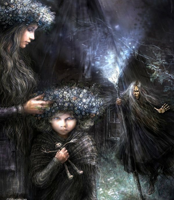 Enchanted Witches of the Moonlit Forest