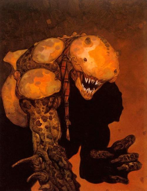 Brom-esque Emberhusk: A Fantasy Nightmare