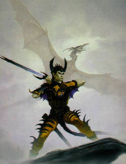 Gerald Brom’s Dark Warrior and Phantom Dragon