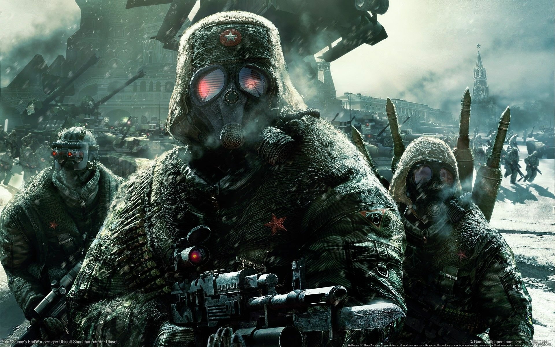 Download Gas Mask Military Video Game Tom Clancy's EndWar Art