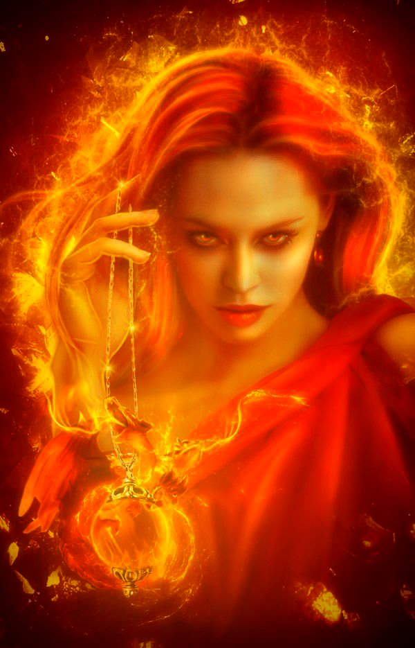 Aflame