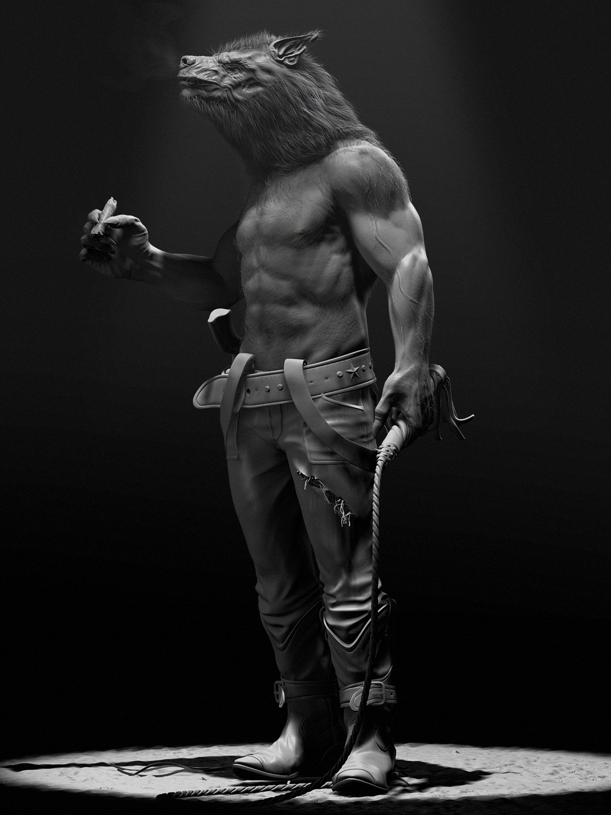 Hank the Werewolf by DDS