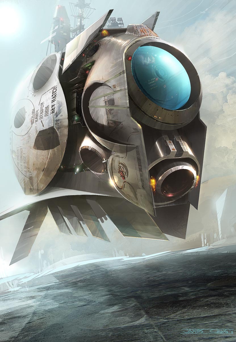 Download Sci Fi Spaceship Art