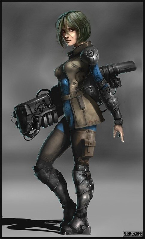 Download Sci Fi Woman Art