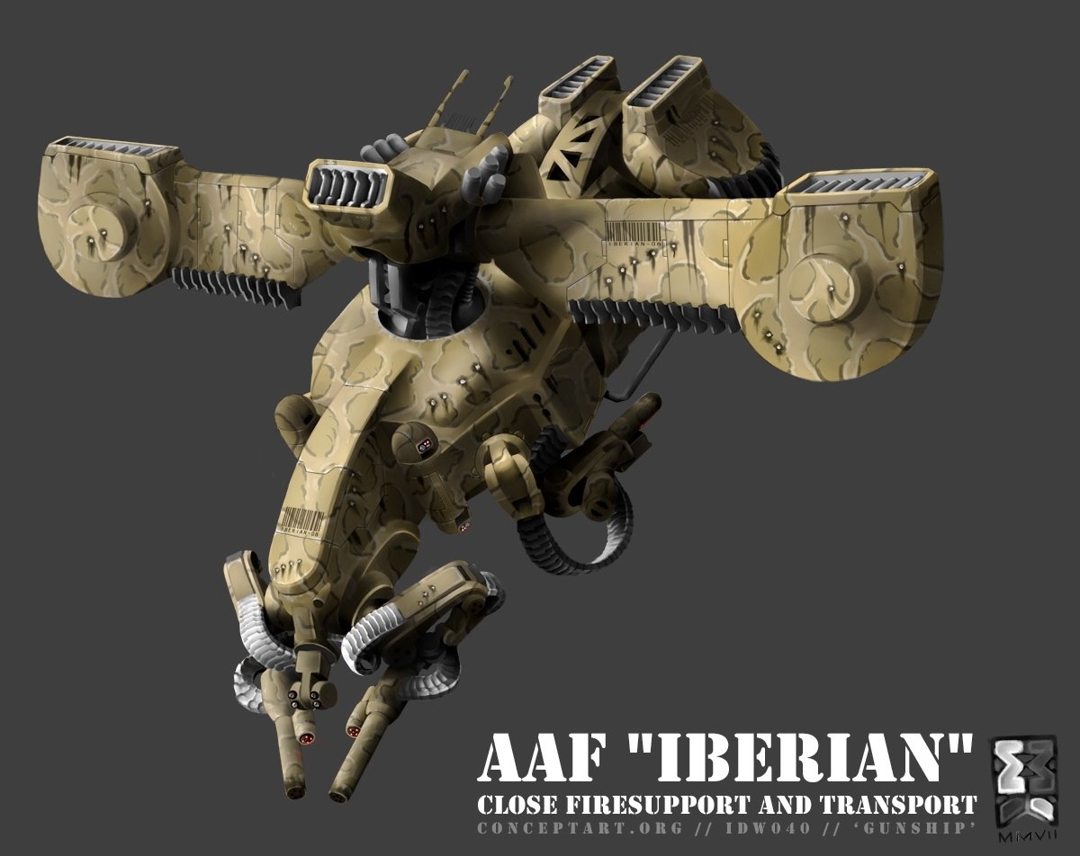 Download Sci Fi Airship Art