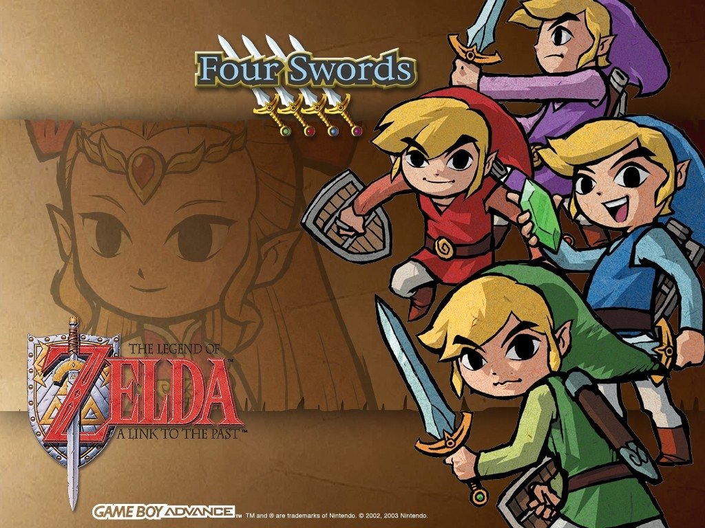 The Legend of Zelda: Four Swords Adventures Art