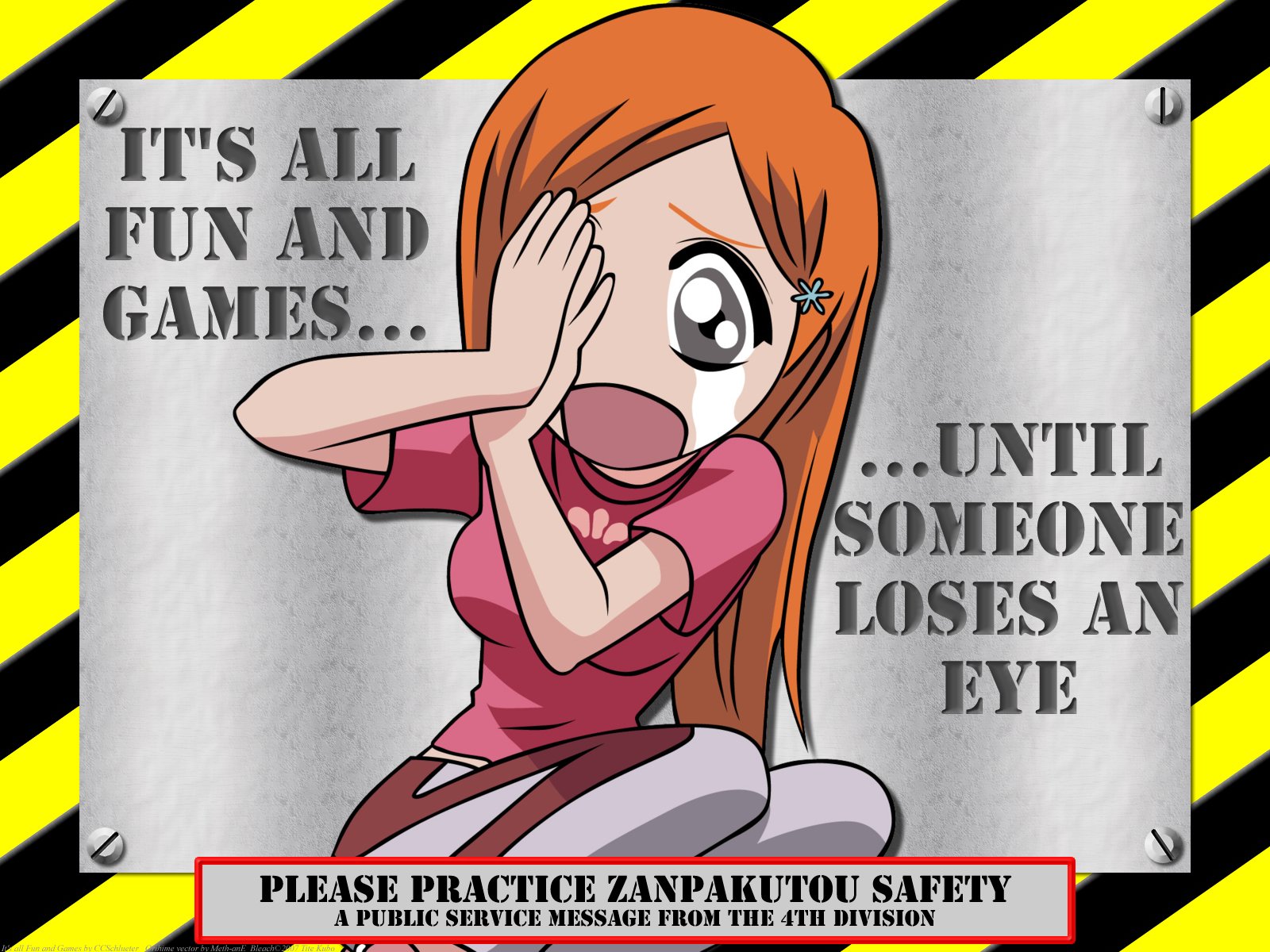 Fun and Games: A Bleach Zanpakutou Safety Reminder