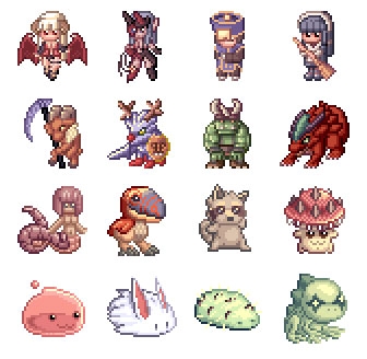 Ragnarok Pixel Heroes & Monsters: Classic Video Game Characters Showcase