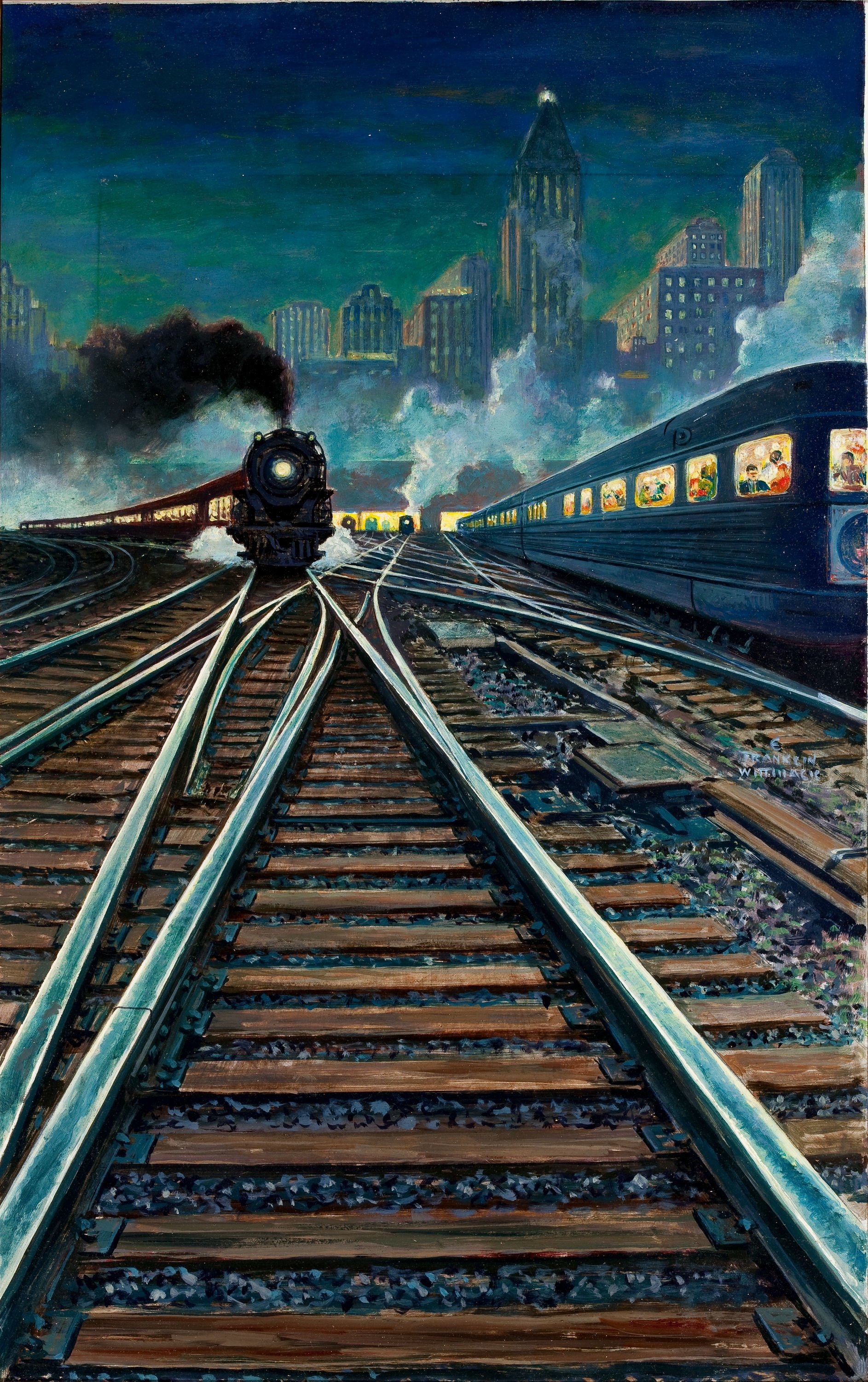 Download Artistic Train Art