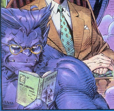 Beast X Men Reading