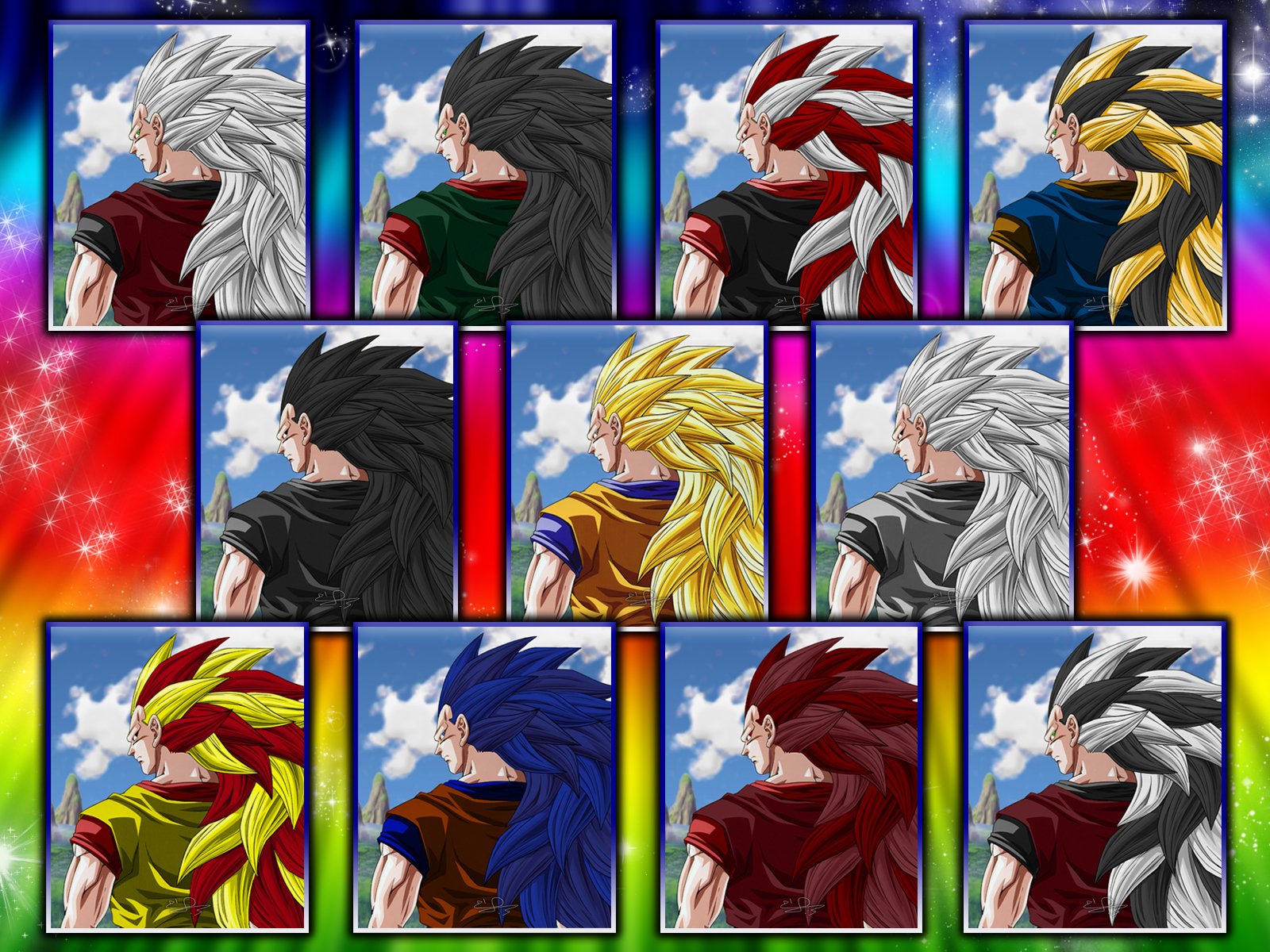 Guko Super Sayian 3 Styles by Ahmad-Tamimi