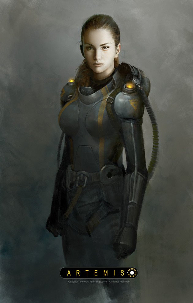 Sci Fi Women Art