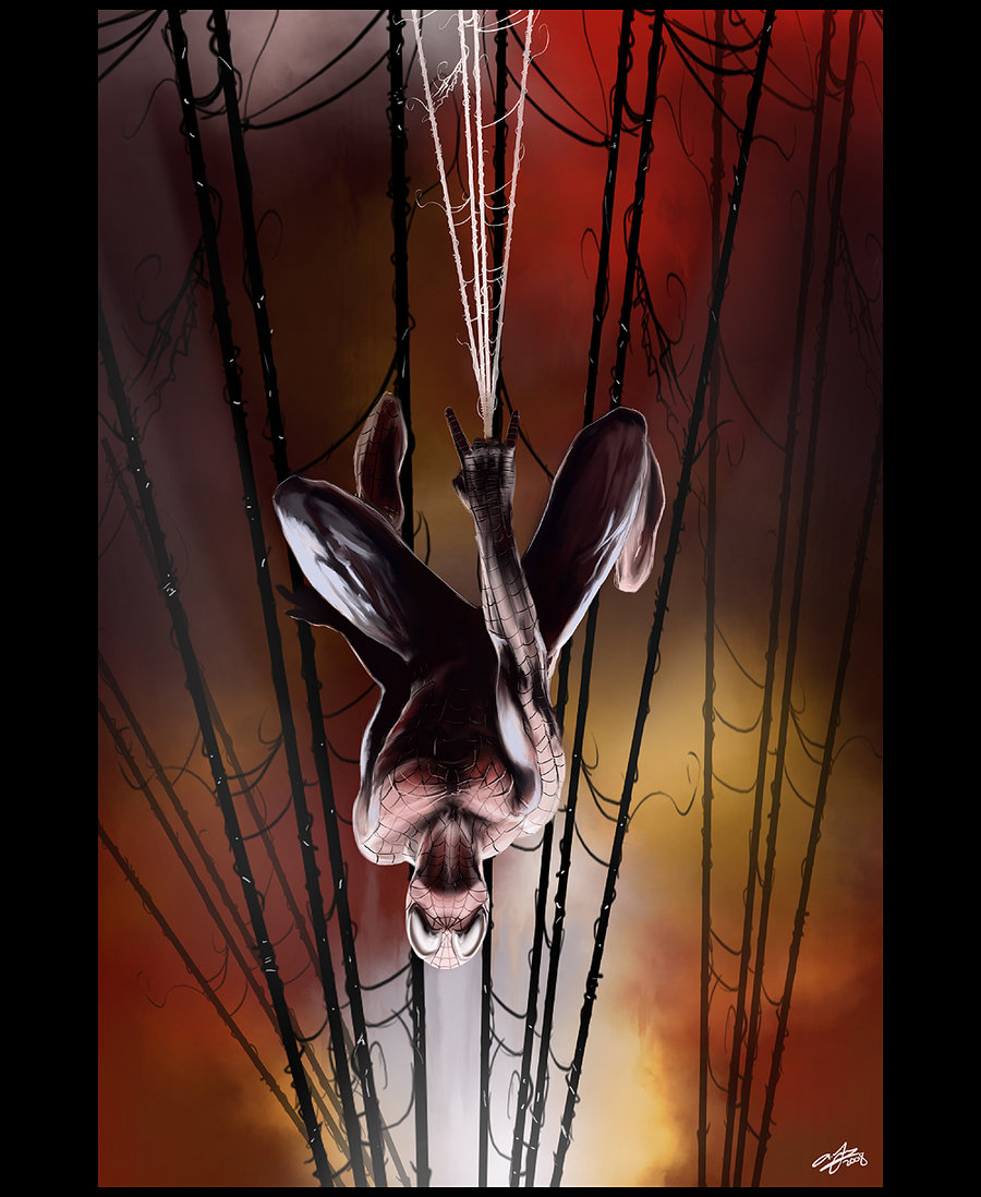 Spider-man Art by wildlifehoodoo