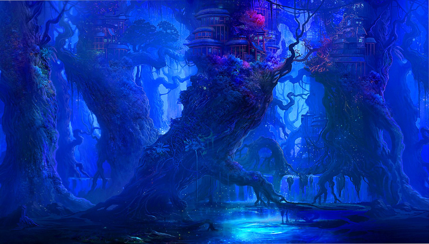 Enchanted Twilight Forest