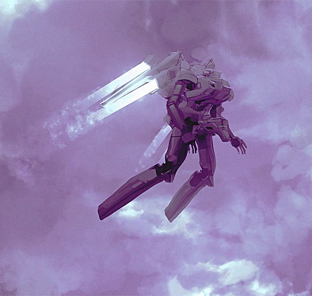 Blue Storm Mech Art - ID: 52446