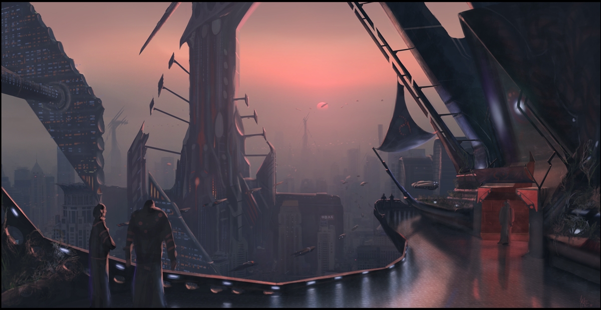 Slanted City by matellis