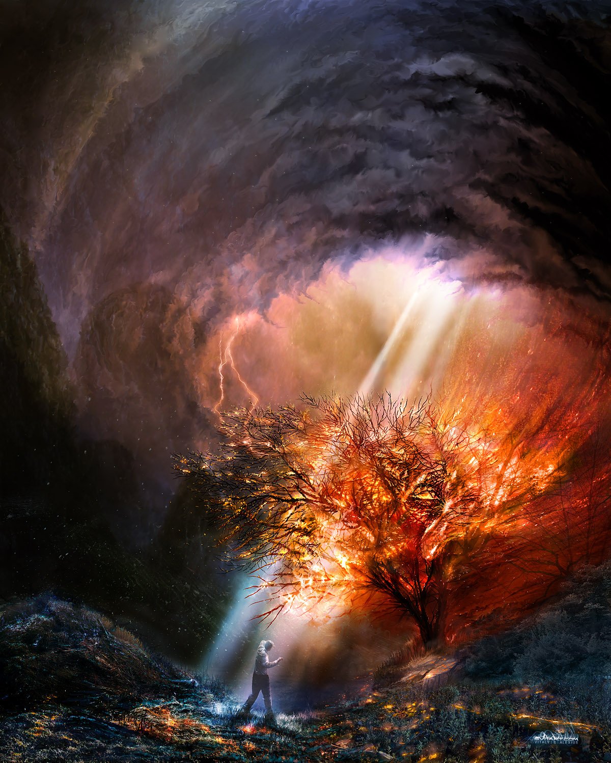 Chronoscape: A Fantasy Landscape of Light and Shadows
