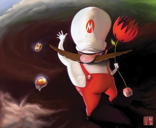 Fire Mario Art - ID: 53661