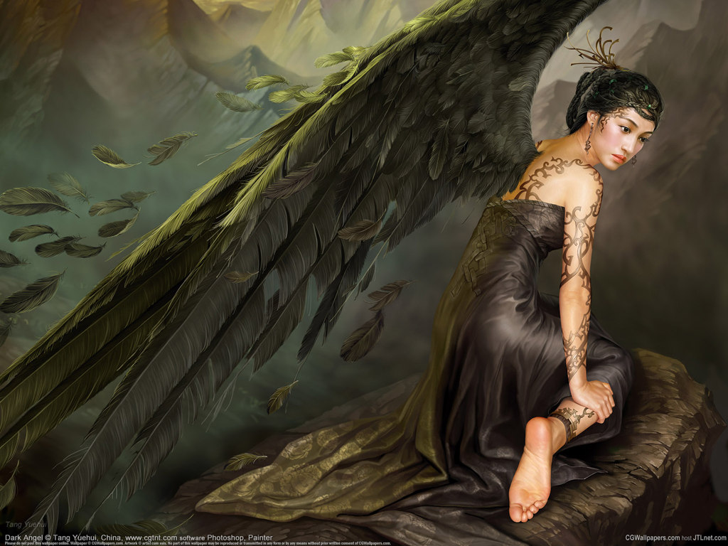 Fantasy Angel Art by Yuehui Tang