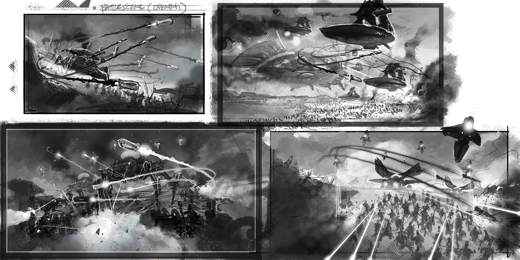 Download Sci Fi Battle Concept Art Helicopter Illustration Art