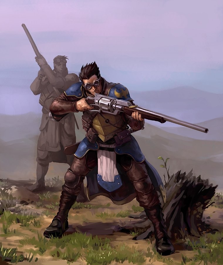 Long gunner by raytoh