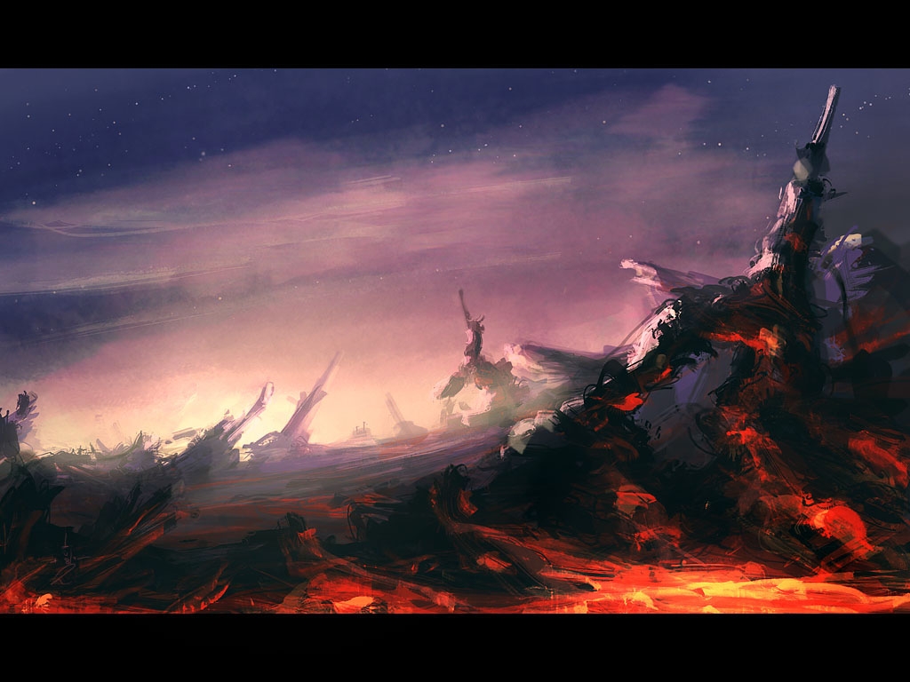 Hellish Terrain by DerMonkey