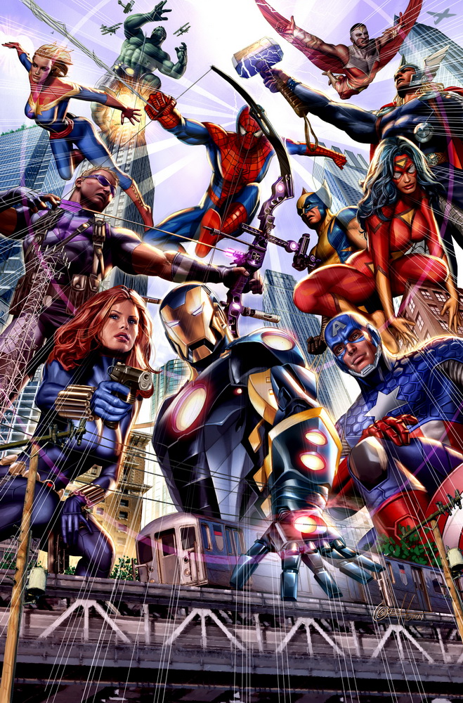 Character Artworks Marvel Avengers