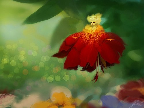 Fire Sprite Art - ID: 56221 - Art Abyss