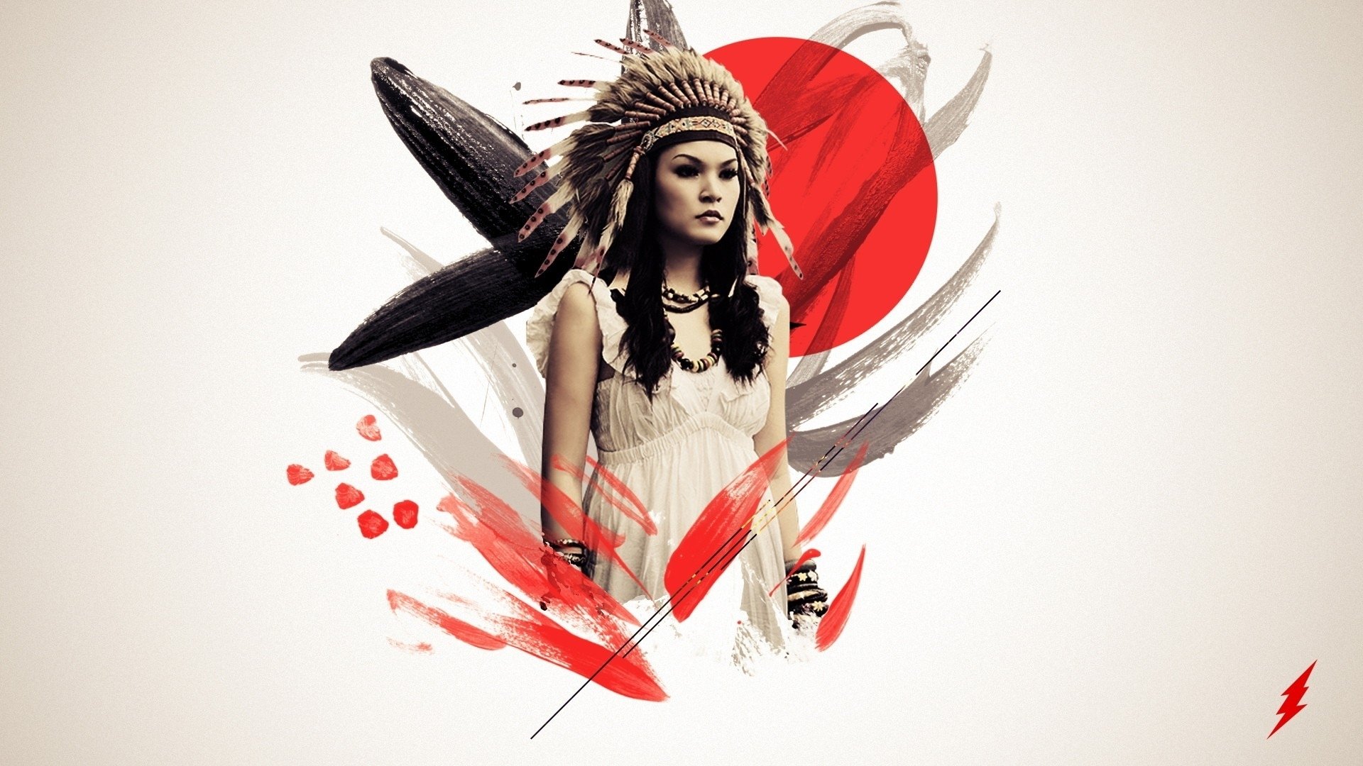 Download Woman Native American Art