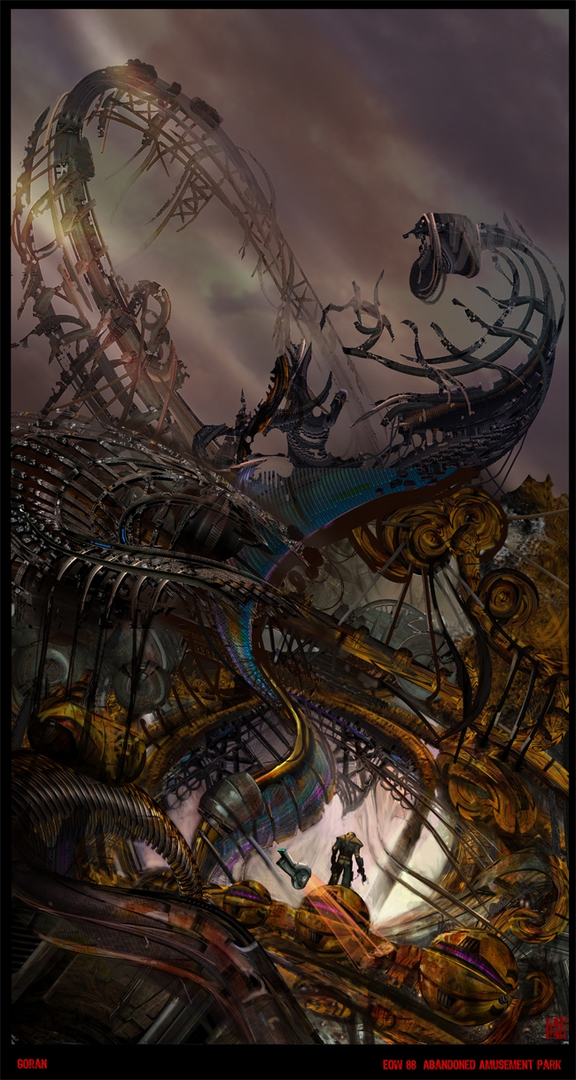 Destroyed Amusement Parc by stakor