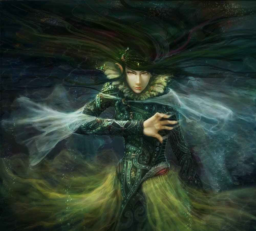 Download Underwater Fantasy Woman Art