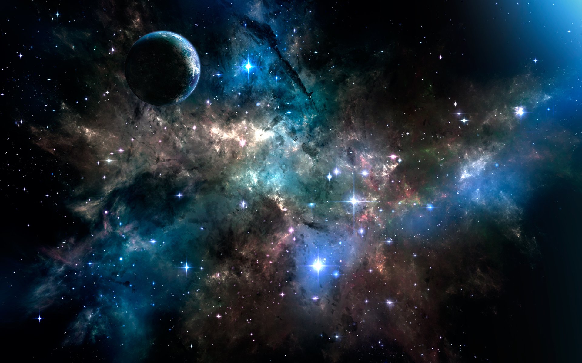 Celestial Frontier: A Sci-Fi Planet Beyond the Stars