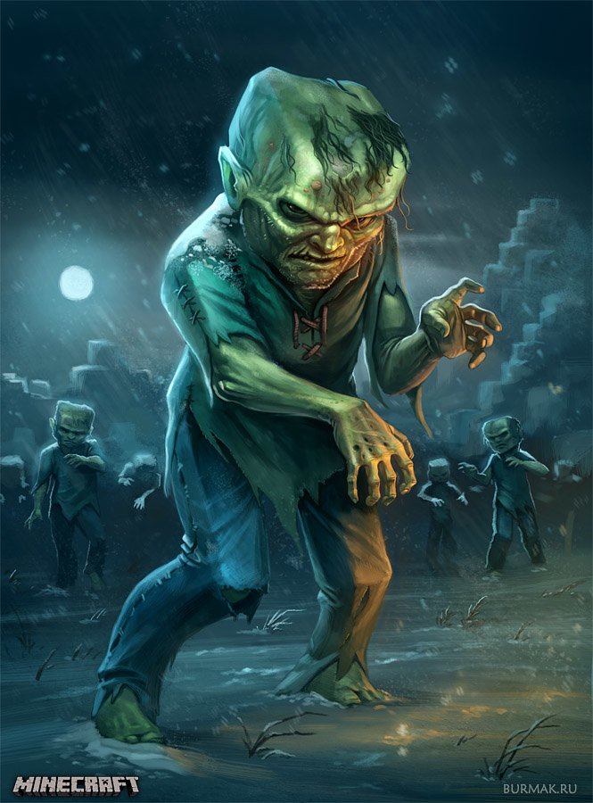 Minecraft Moonlight Zombies: Rise of the Monsters