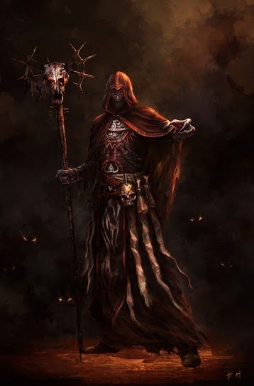 Shadowborne Wizard of the Dark Fantasy Realm