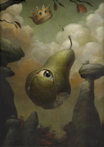 Download Food Kingpear Pear Surrealism Crown Art