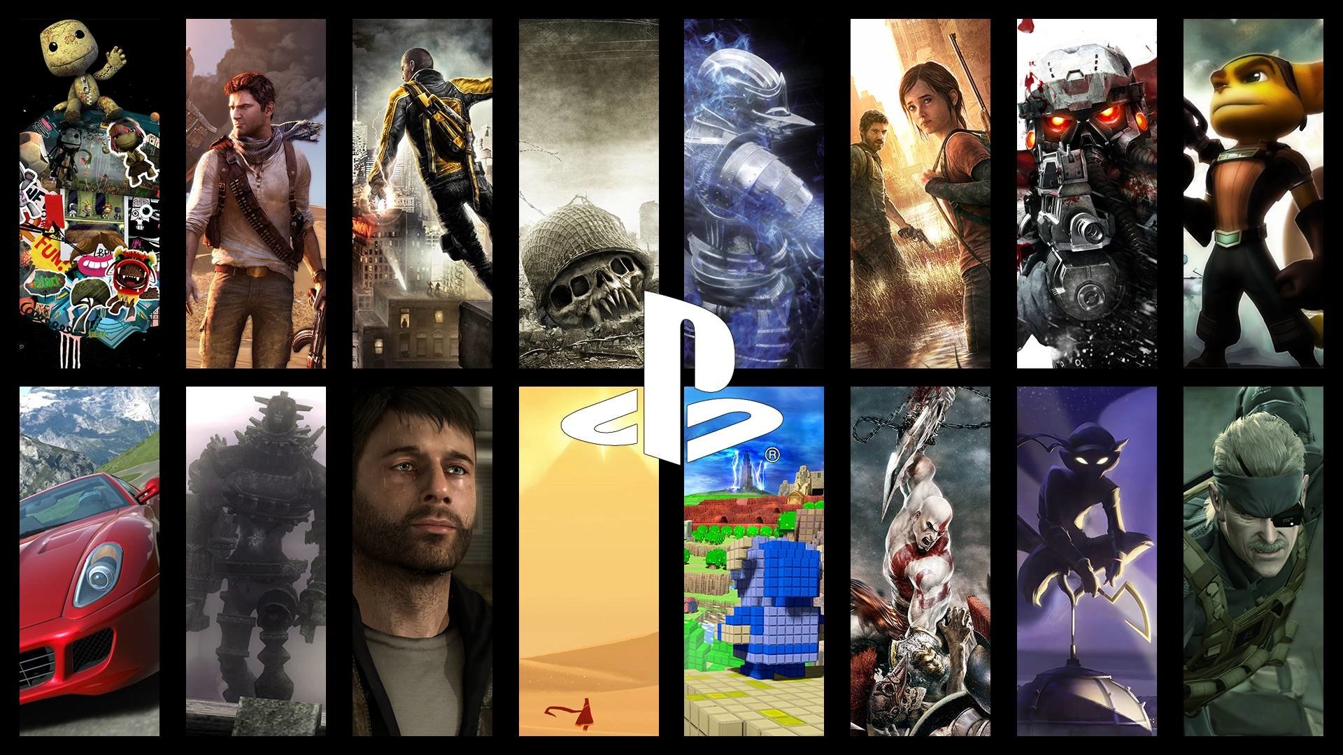 Download Video Game PlayStation Characters Collage All Characters Art
