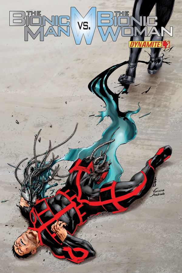 Download Comic The Bionic Man Vs. The Bionic Woman Art