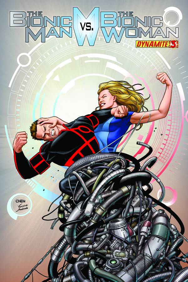 Download Comic The Bionic Man Vs. The Bionic Woman Art