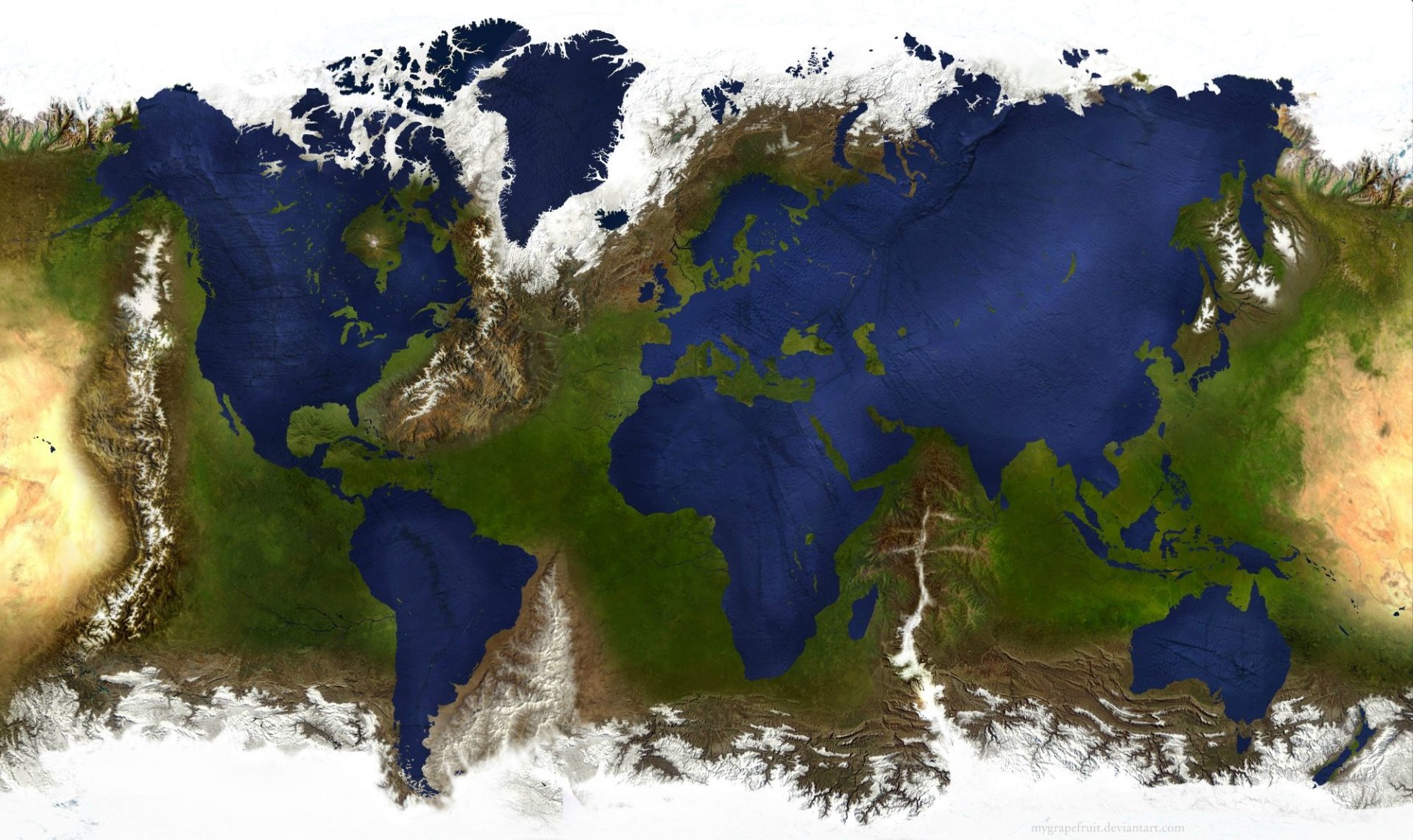 Inverse Map Of Earth Art ID 60723 Art Abyss
