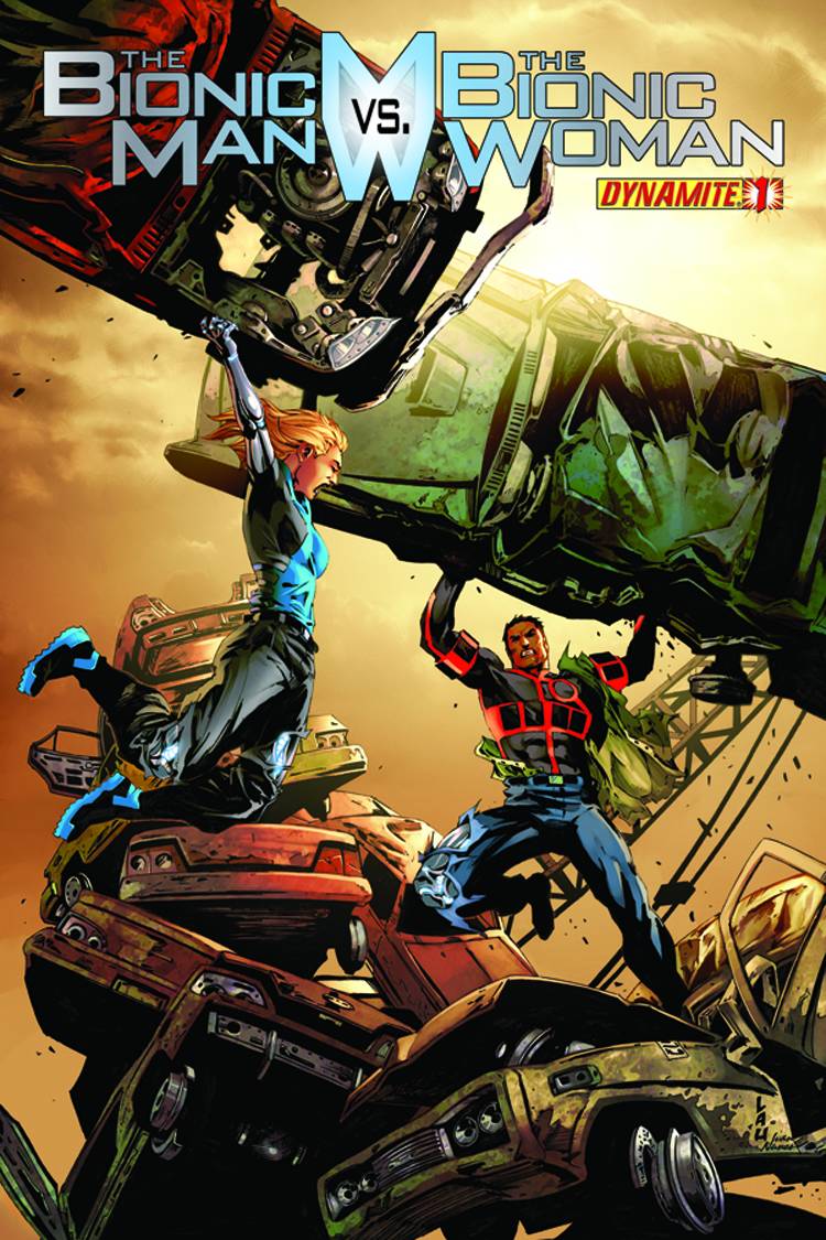 Download Comic The Bionic Man Vs. The Bionic Woman Art