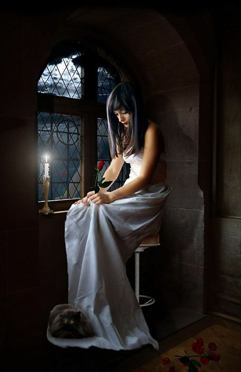 Whispers of Sadness: A Candlelight Reverie