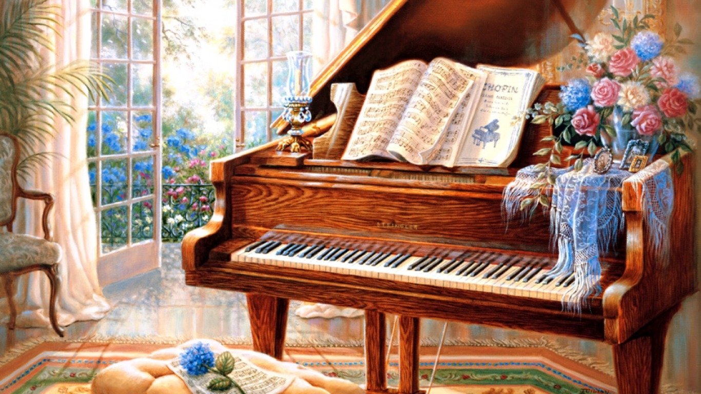 Download Piano Artistic Painting Art